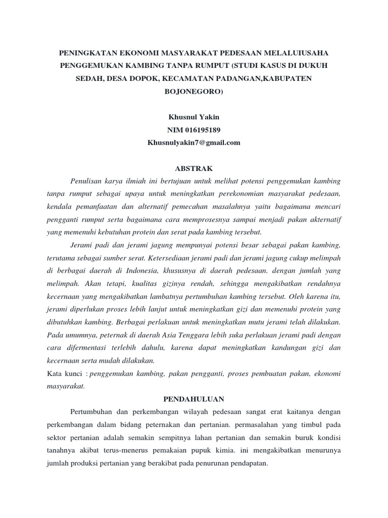 Contoh Karil Ut | PDF