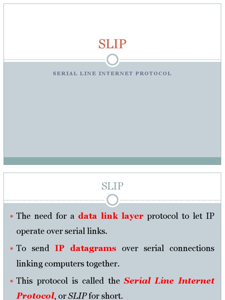 Serial Line Internet Protocol PDF