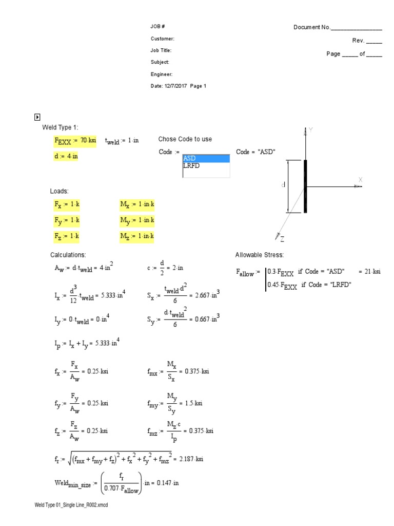Weld Type 01 - Single Line - R002 | PDF | Mechanical Engineering | Nature