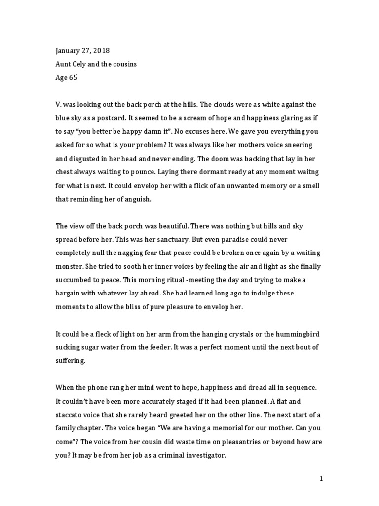 Aunt Ciely Memorial | PDF