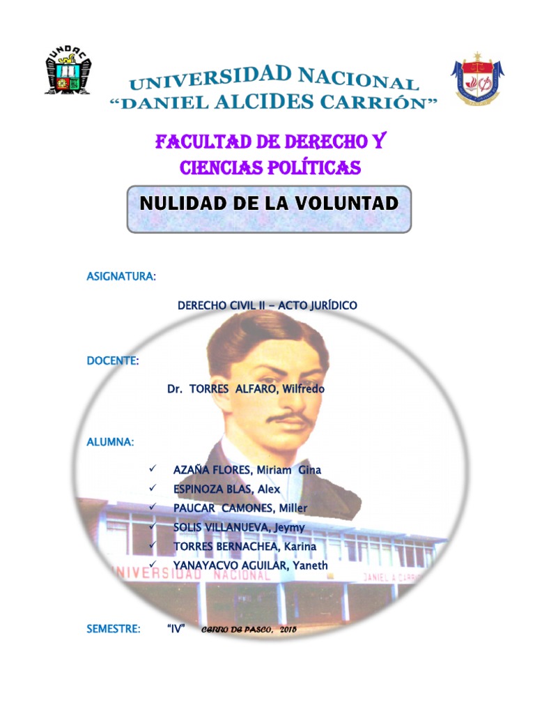 Nulidad del Acto Jurídico | PDF | Nulo (ley) | Intención (Derecho Penal)