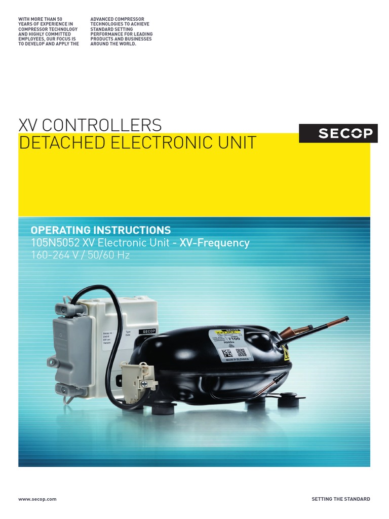 SECOP XV Compressor Inverter | PDF | Frequency | Hertz