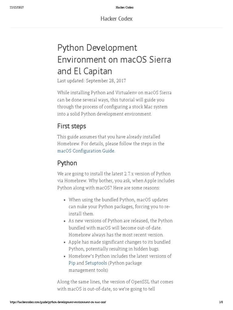 Hacker Codex | PDF | Mac Os | Python (Programming Language)