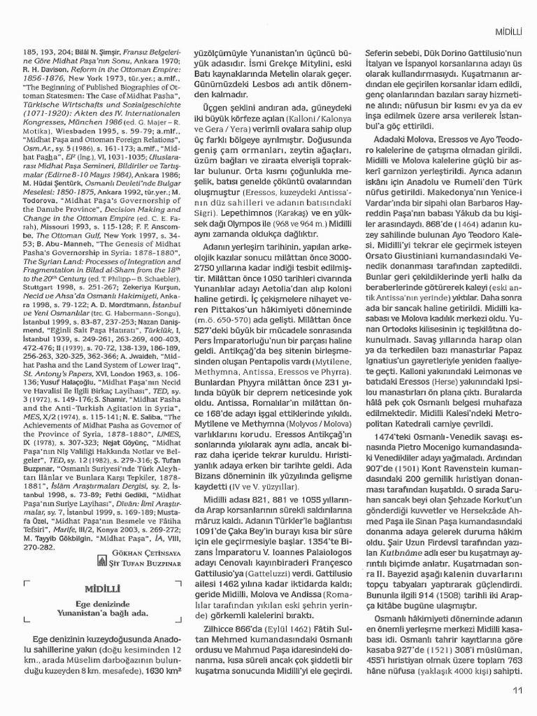 Midilli | PDF