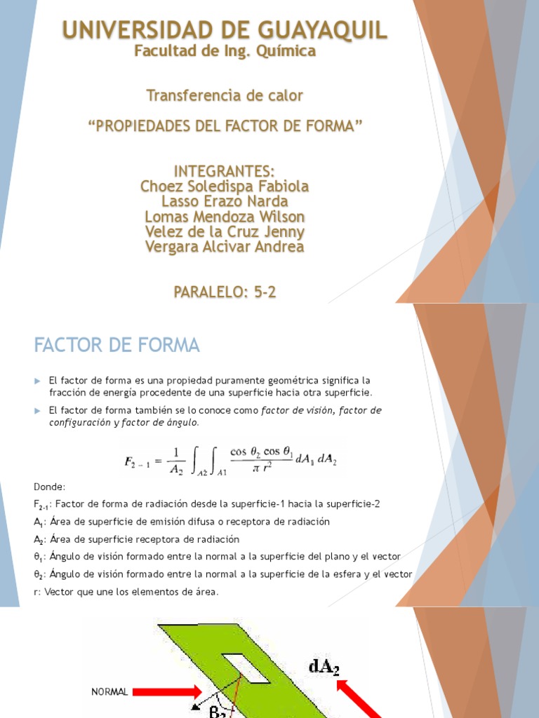 Factor de Forma | PDF | Enseñanza de matemática | Física