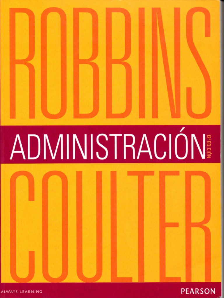 Administracion ROBBINS COULTER 12va | PDF