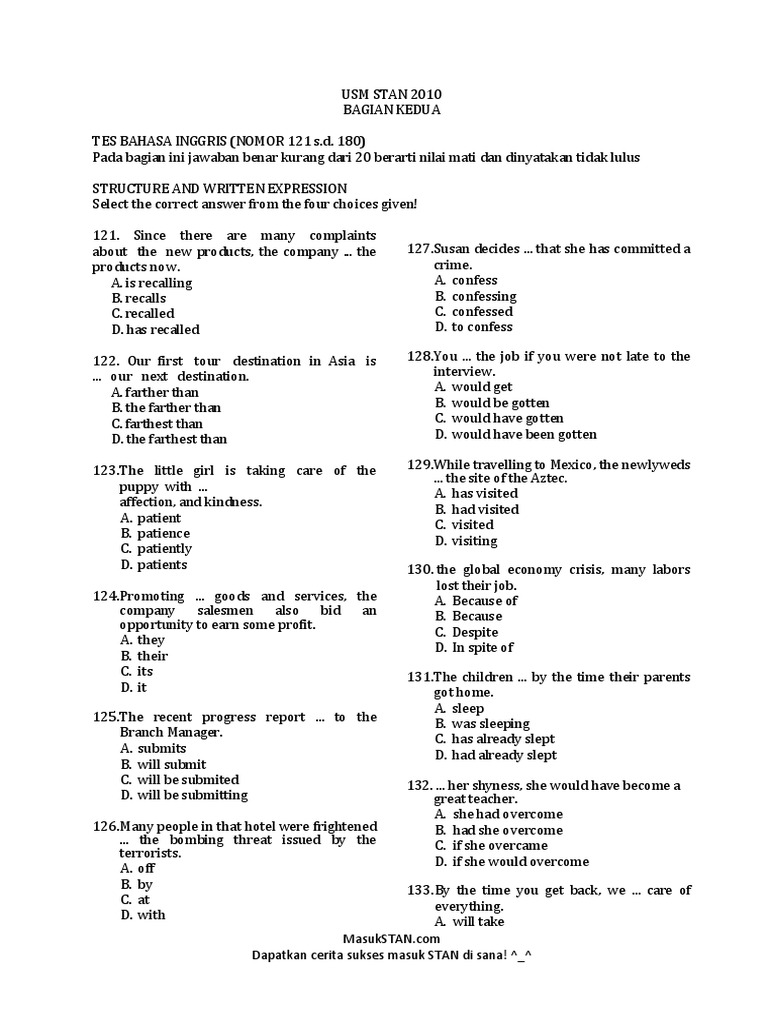 Chapter 2 - Soal USM 2010 | PDF | Prostate | Animal Anatomy