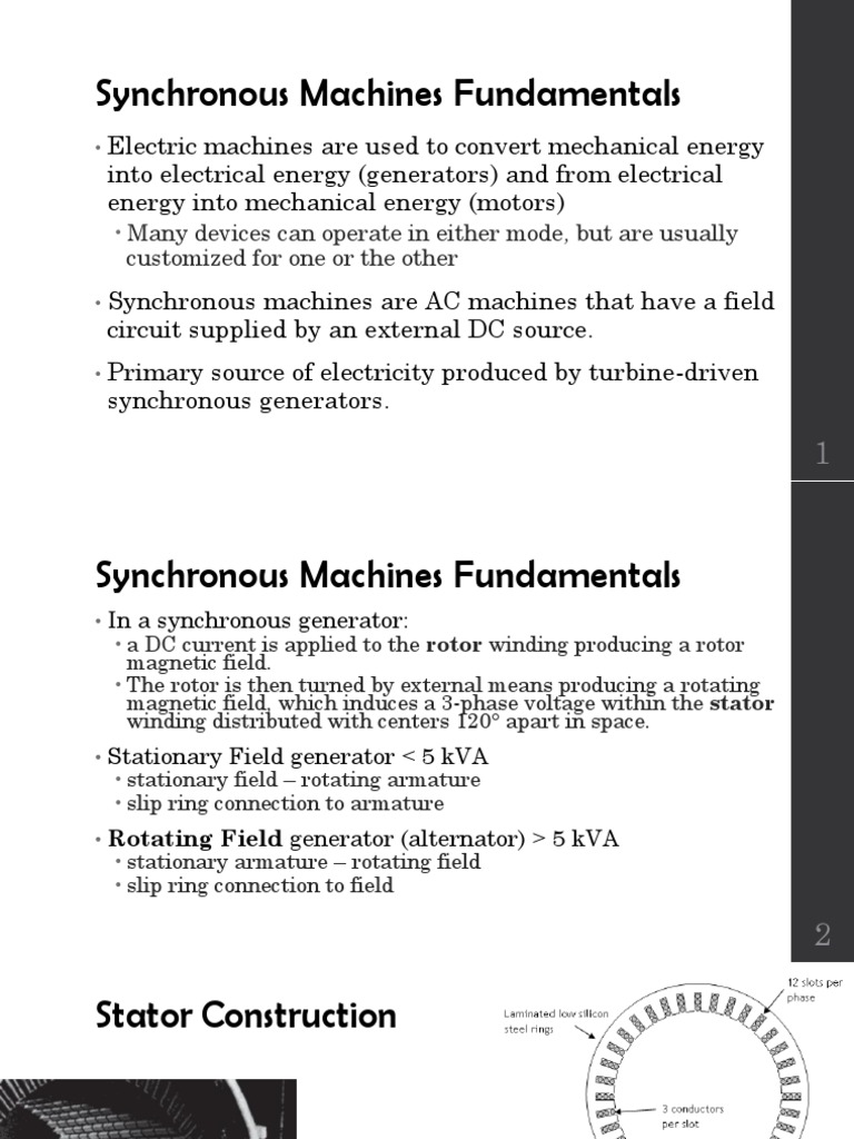 Synchronous Generator | PDF | Power (Physics) | Electricity