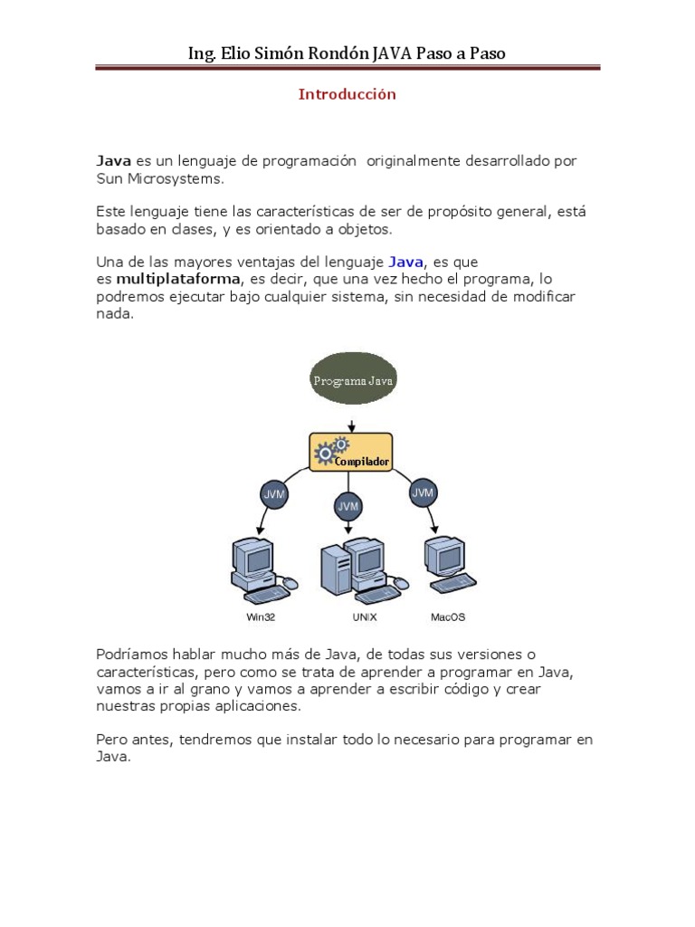 Guia de JAVA Paso A Paso | PDF | Estructura de datos de matriz | Java (lenguaje de programación)