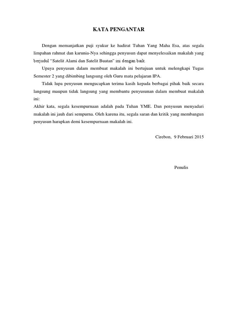 Perbedaan Satelit Alami dan Buatan | PDF