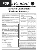 Titration Questions and Answers | PDF | Titration | Chemistry