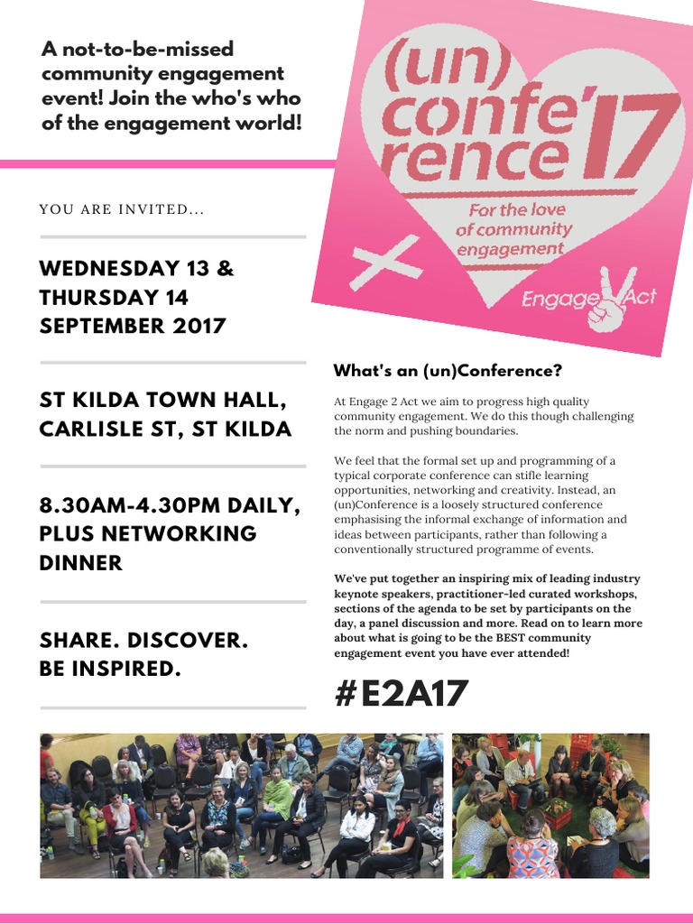 A Not-To-Be-Missed Community Engagement Event! Join The Who's Who of ...