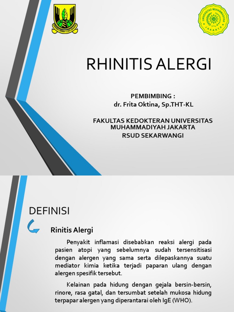 Referat Rhinitis Alergi | PDF