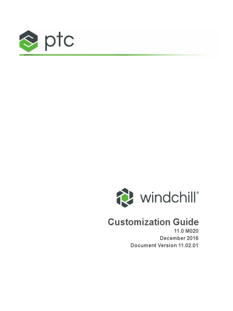 11 0 M20 WindchillCustomizationGuide | PDF | Copyright Infringement ...