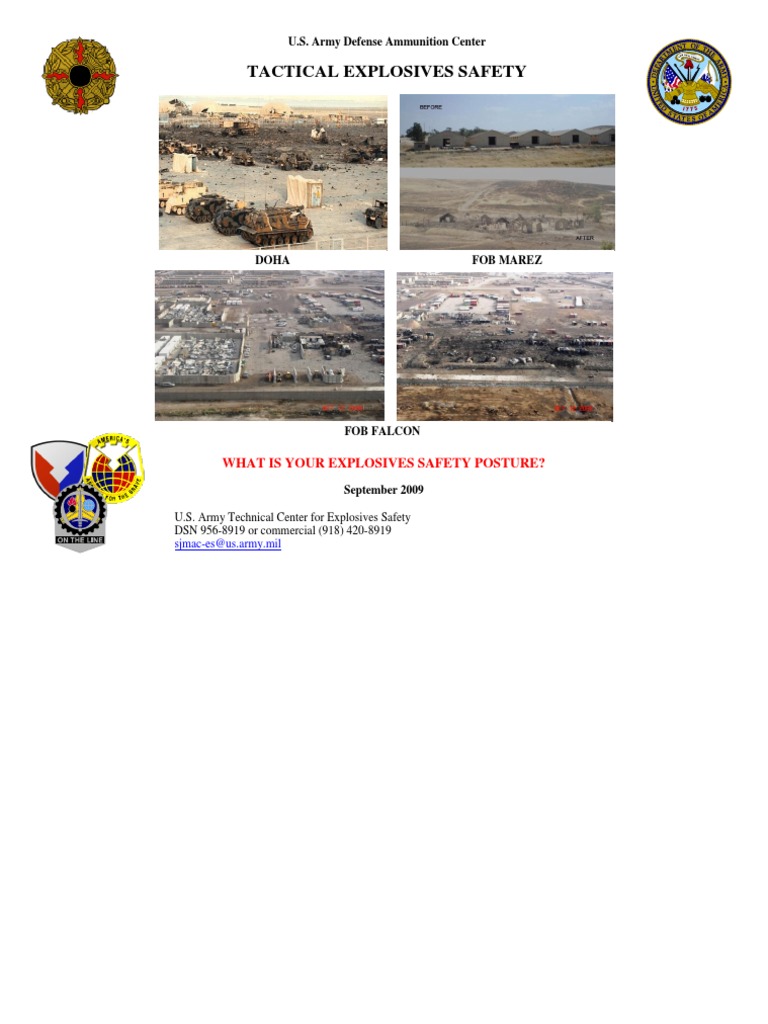 Tactical Explosives Safety Guide | PDF | Ammunition | Mrap