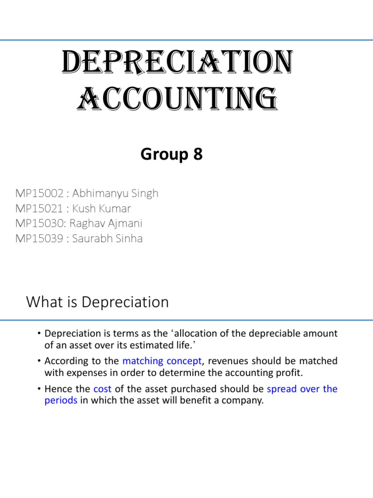 Depriciation Methods | PDF | Depreciation | Financial Economics