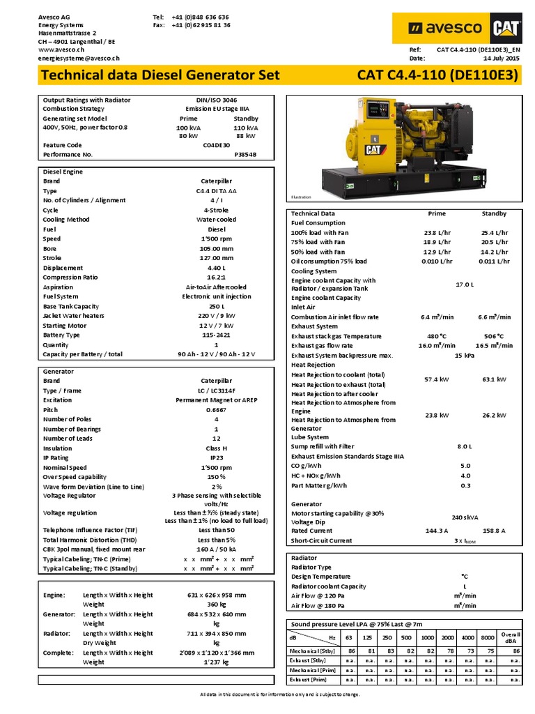 CAT_C4.4-110__DE110E3__EN | Diesel Engine | Engines