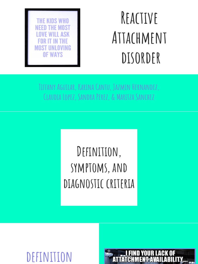 Reactive Attachment Disorder | PDF | Attachment Theory | Child Neglect