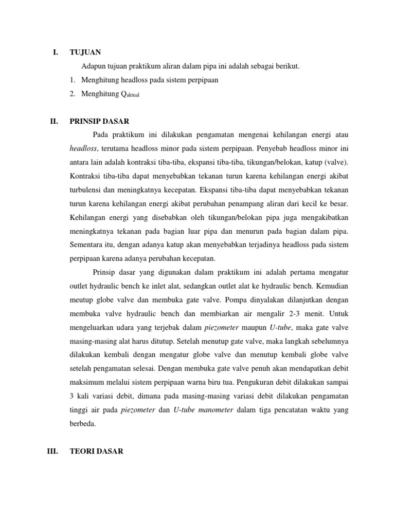 Laporan Mekflu 4 | PDF