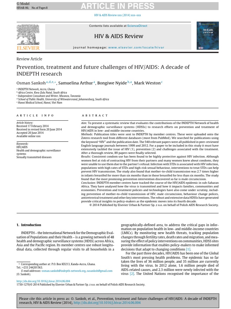 VIH-SIDA Prevension y Tratamiento | PDF | Hiv/Aids | Breastfeeding