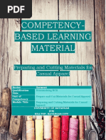 CBLM - Dressmaking Ncii | PDF | Seam (Sewing) | Sewing