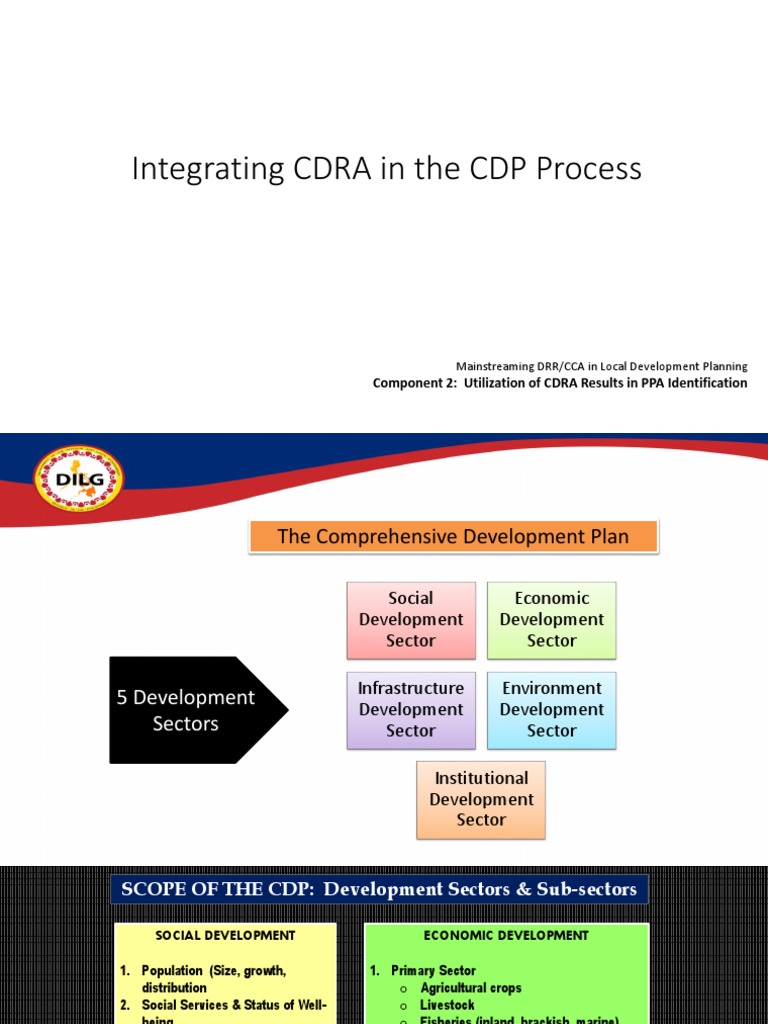 CDRA Integration in Local Development Planning | PDF | Infrastructure ...