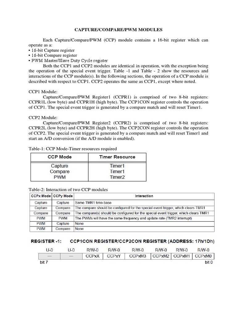 CCP Module | PDF | Analog To Digital Converter | Areas Of Computer Science