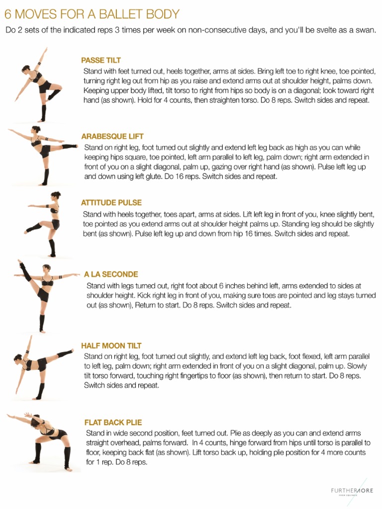 6 Moves For A Ballet Body | PDF