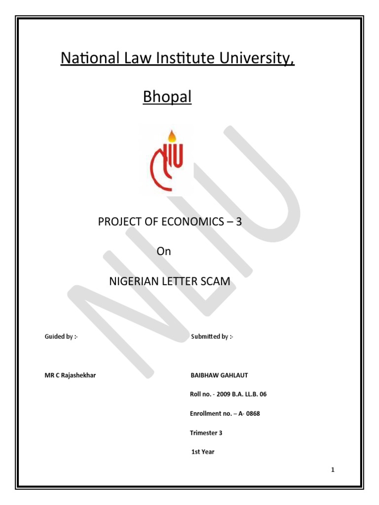 Anatomy of a Nigerian Letter Scam: A Step-by-Step Breakdown of How ...