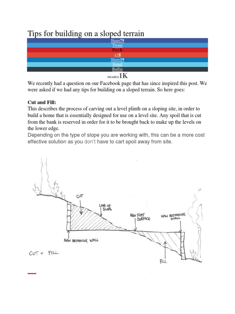 Tips for Building Successfully on Sloped Terrain: Effective Strategies ...