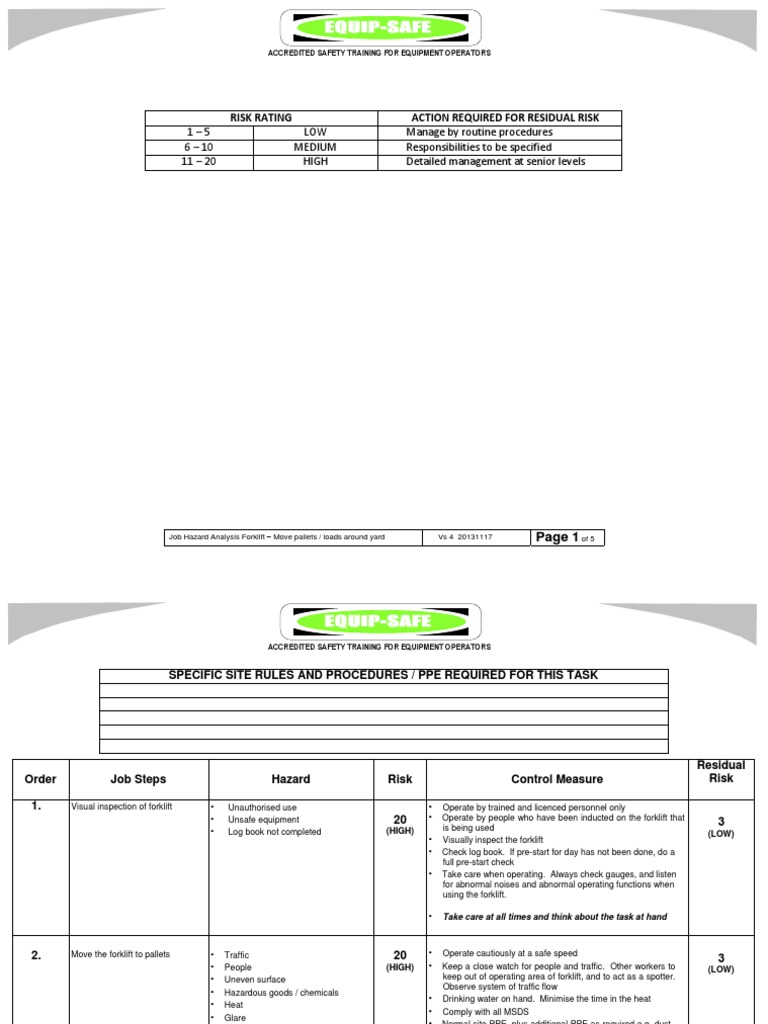 Forklift Jha Move Pallets Loads Around Yard | Forklift | Personal ...
