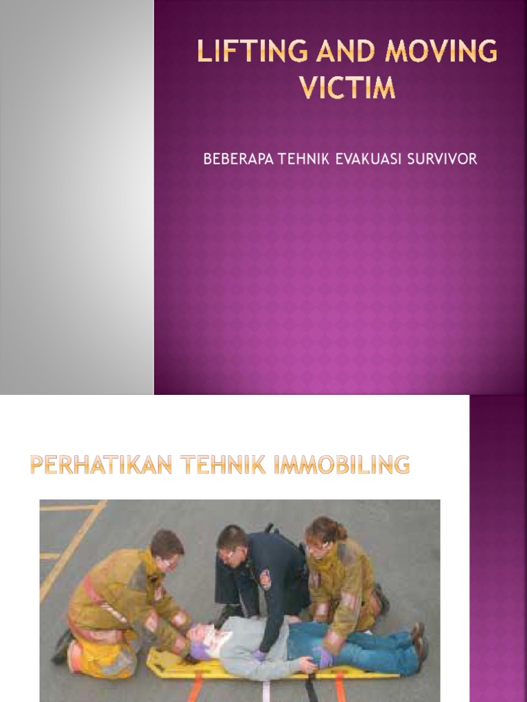 Lifting and Moving Victim | PDF