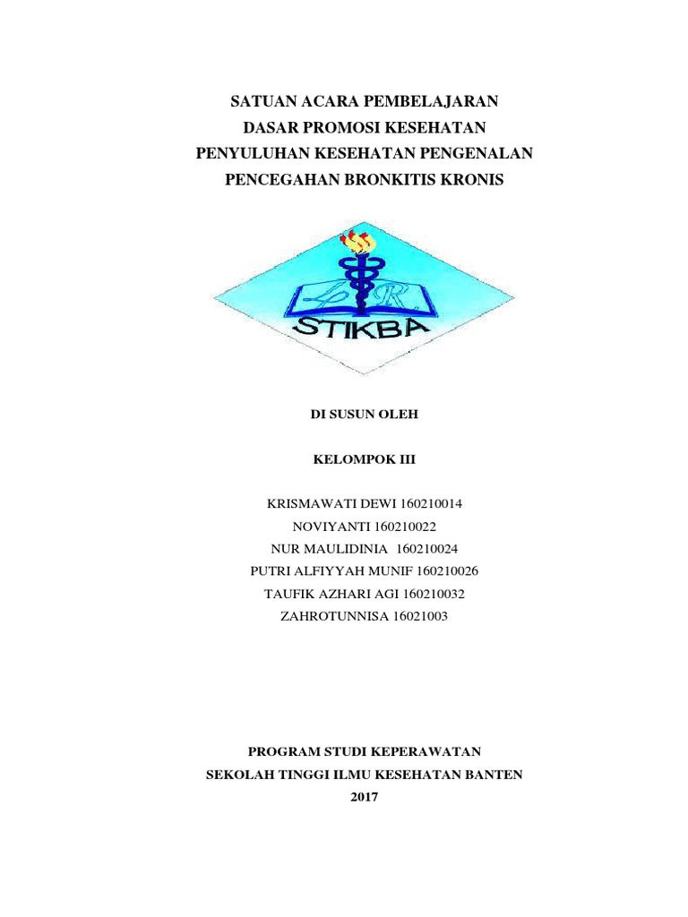 Sap Bronkitis Kronik Promkes | PDF | Sains & Matematika