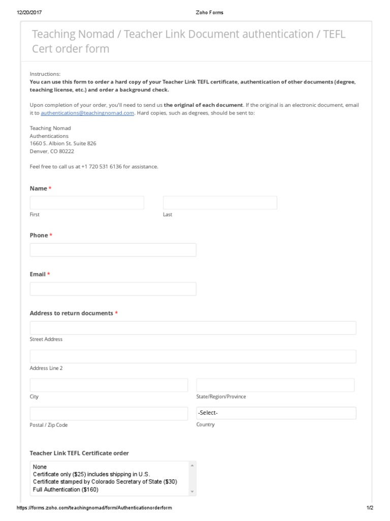 Auth Order Form | PDF | Computing And Information Technology | Business