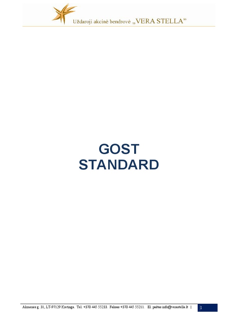 Gost Standard PDF | PDF | Mechanical Engineering | Nature