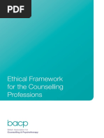 BACP Counselling Skills Framework User Guide | PDF | Competence (Human ...