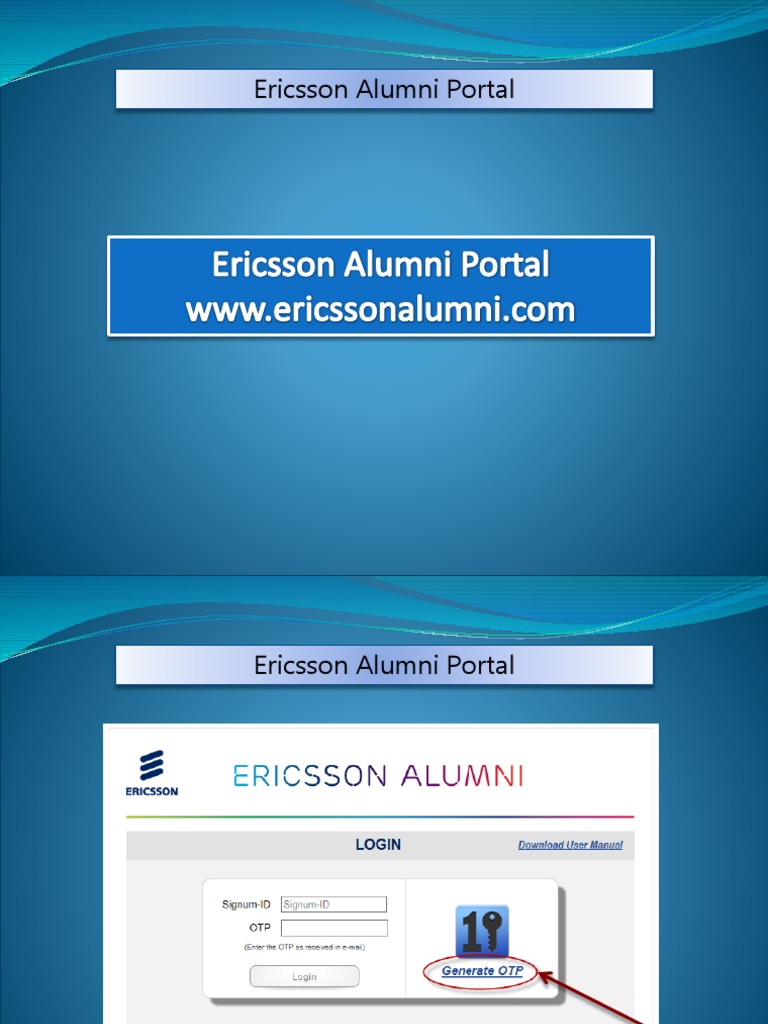 Ericsson Alumni Portal | PDF