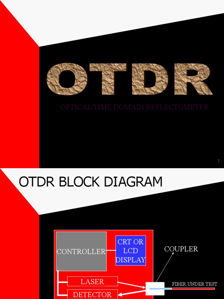 OTDR TRAINING 83 Slide | PDF | Optical Fiber | Dispersion (Optics)