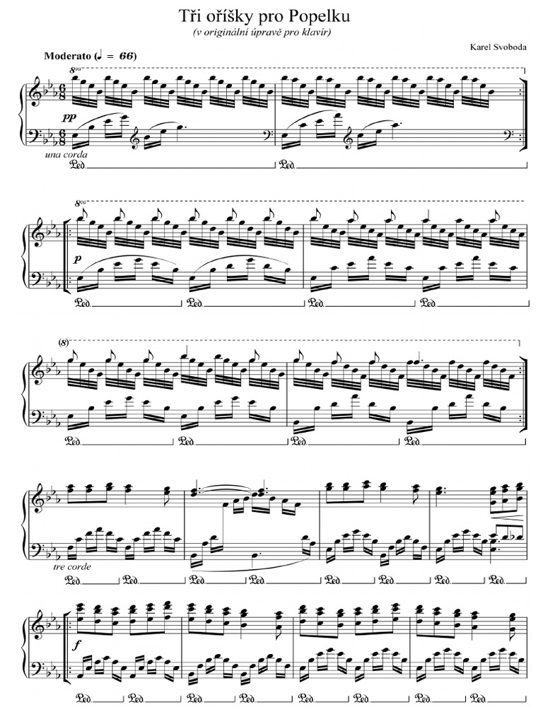 Iveta Bartosova-Tri Orisky Pro Popelku (V Originalni Uprave Pro Klavir ...