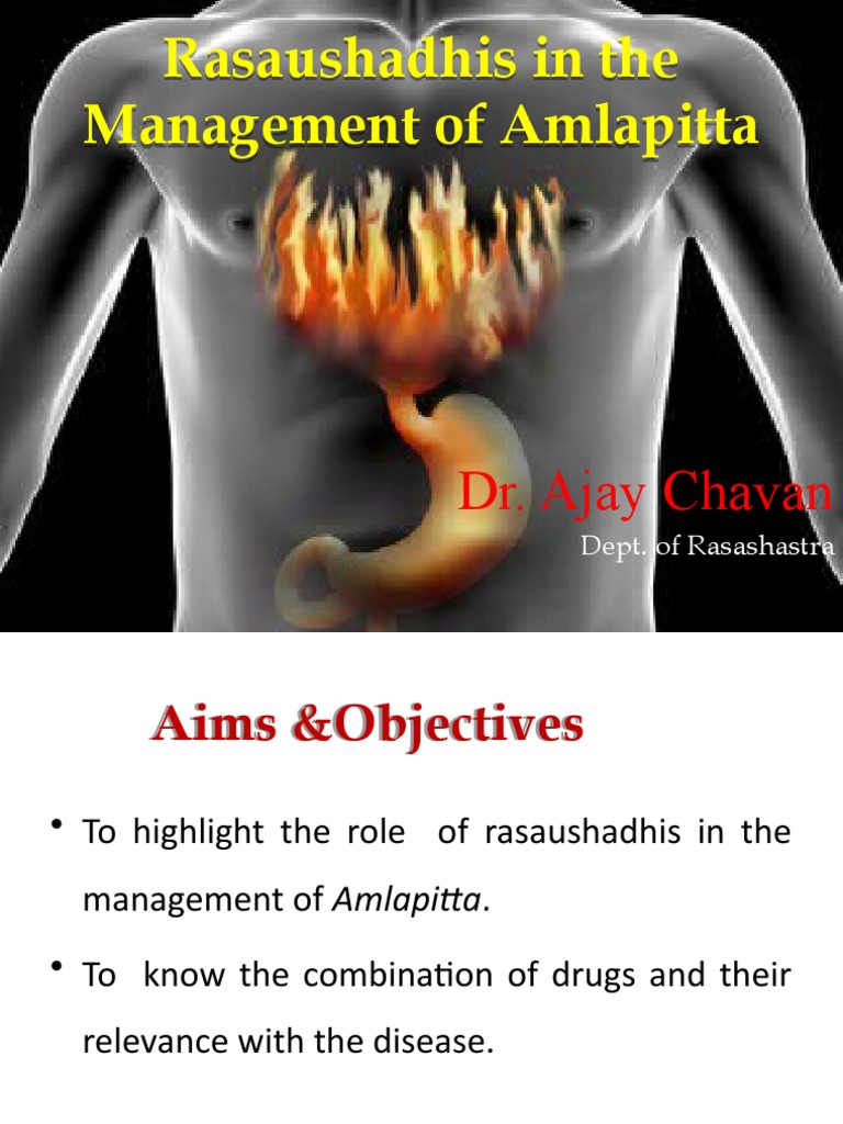 Rasaushadhis in The Manegment of Amlapitta | PDF | Digestive System | Stomach