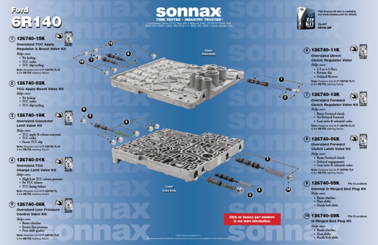 Ford 6R140 VBL Interactive | PDF | Clutch | Automatic Transmission