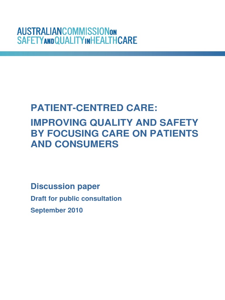 PCCC DiscussPaper PDF | PDF | Patient | Health System