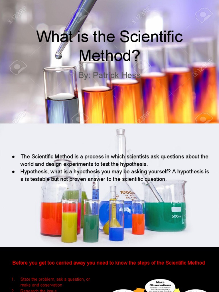 Scientific Method Slide Show | PDF | Life Sciences | Science