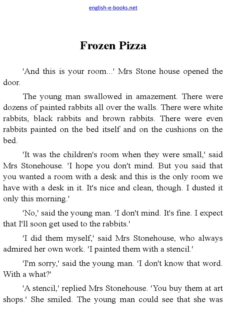 Frozen Pizza and Family Life | PDF | Pizza | Cooking
