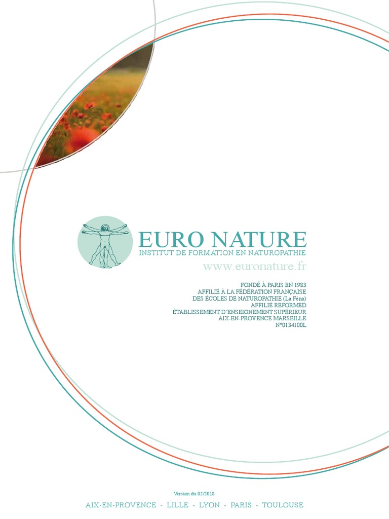 Formation en Naturopathie Euronature | PDF | Naturopathie | Stress ...