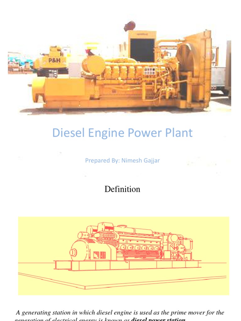 Lecture 1 - Diesel Engine Power Plant | PDF | Internal Combustion ...