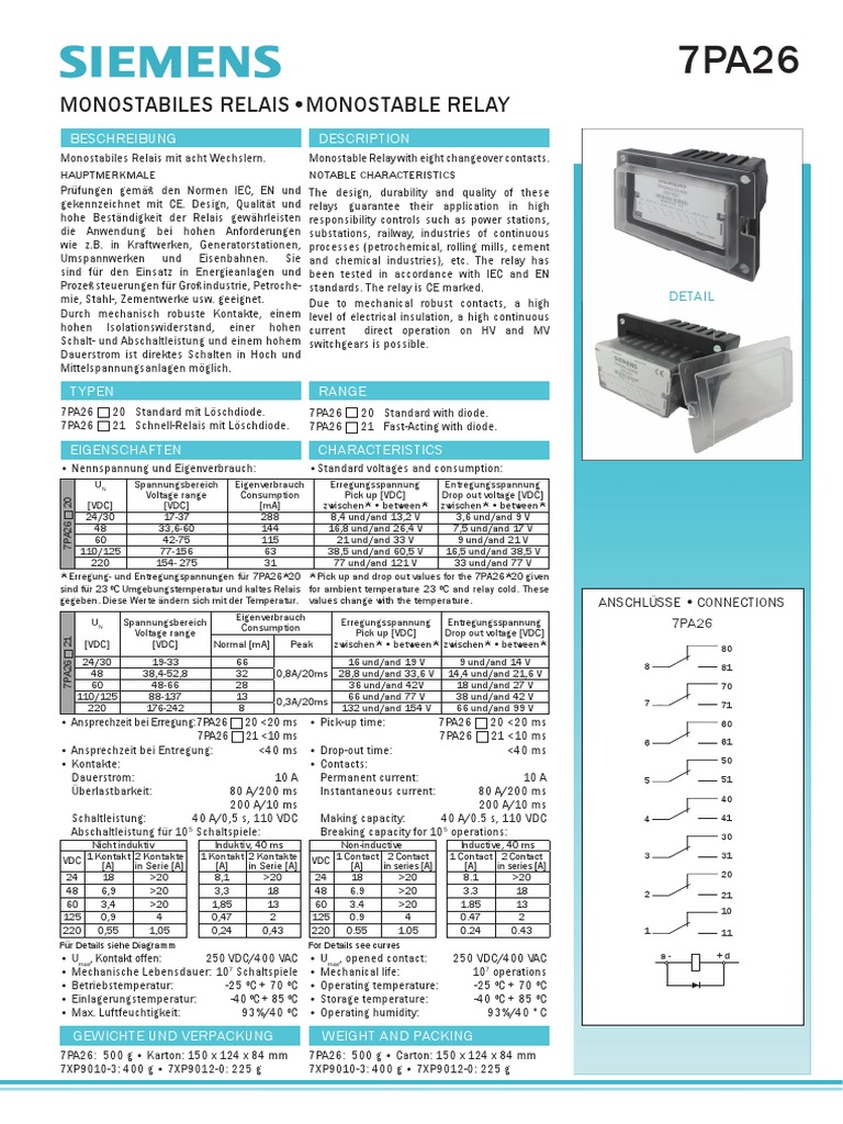 7PA26 | PDF
