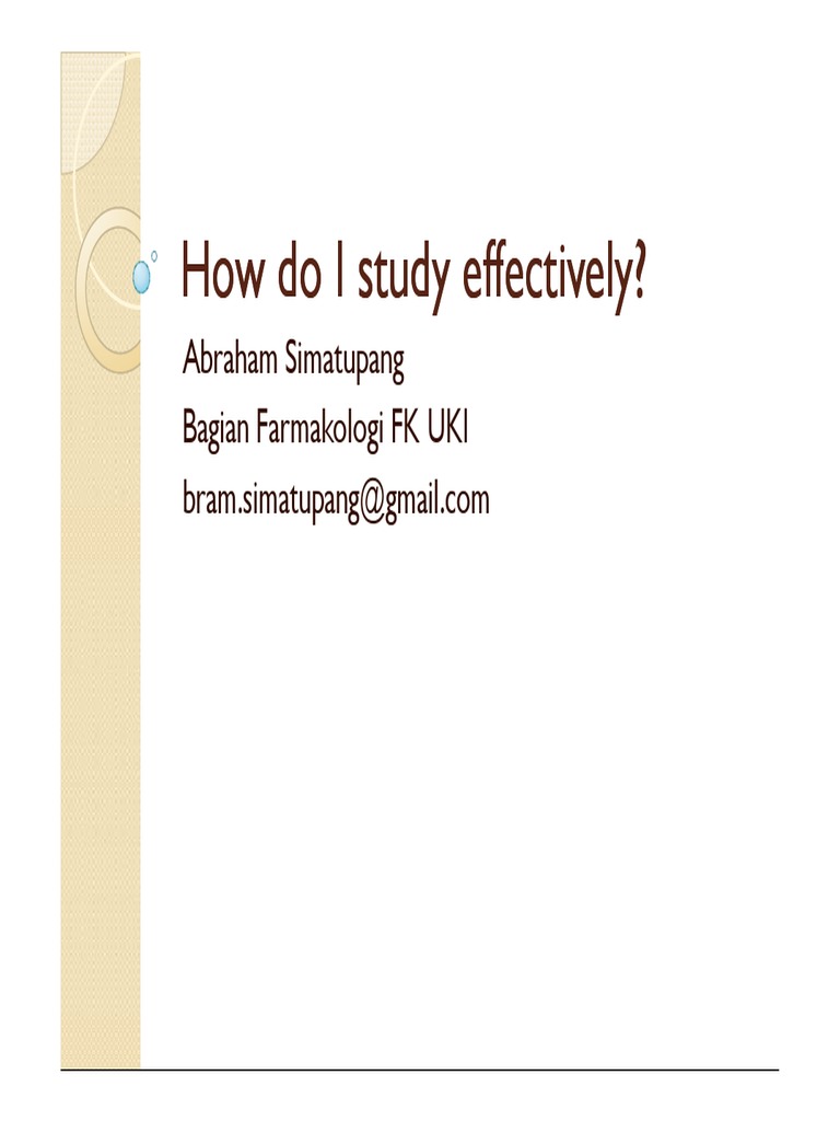 Study Effectively with ASPIRE Method | PDF