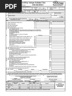 BIR Form No. 2550M | PDF | Taxes | Value Added Tax