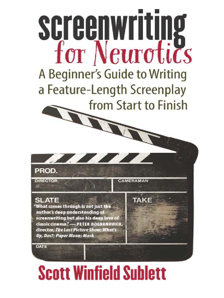 Screenwriting For Neurotics | PDF | Screenwriter | Writers